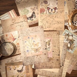 Background Pattern Paper Sheet, Alice, Botanical, Horses,old Photos ...