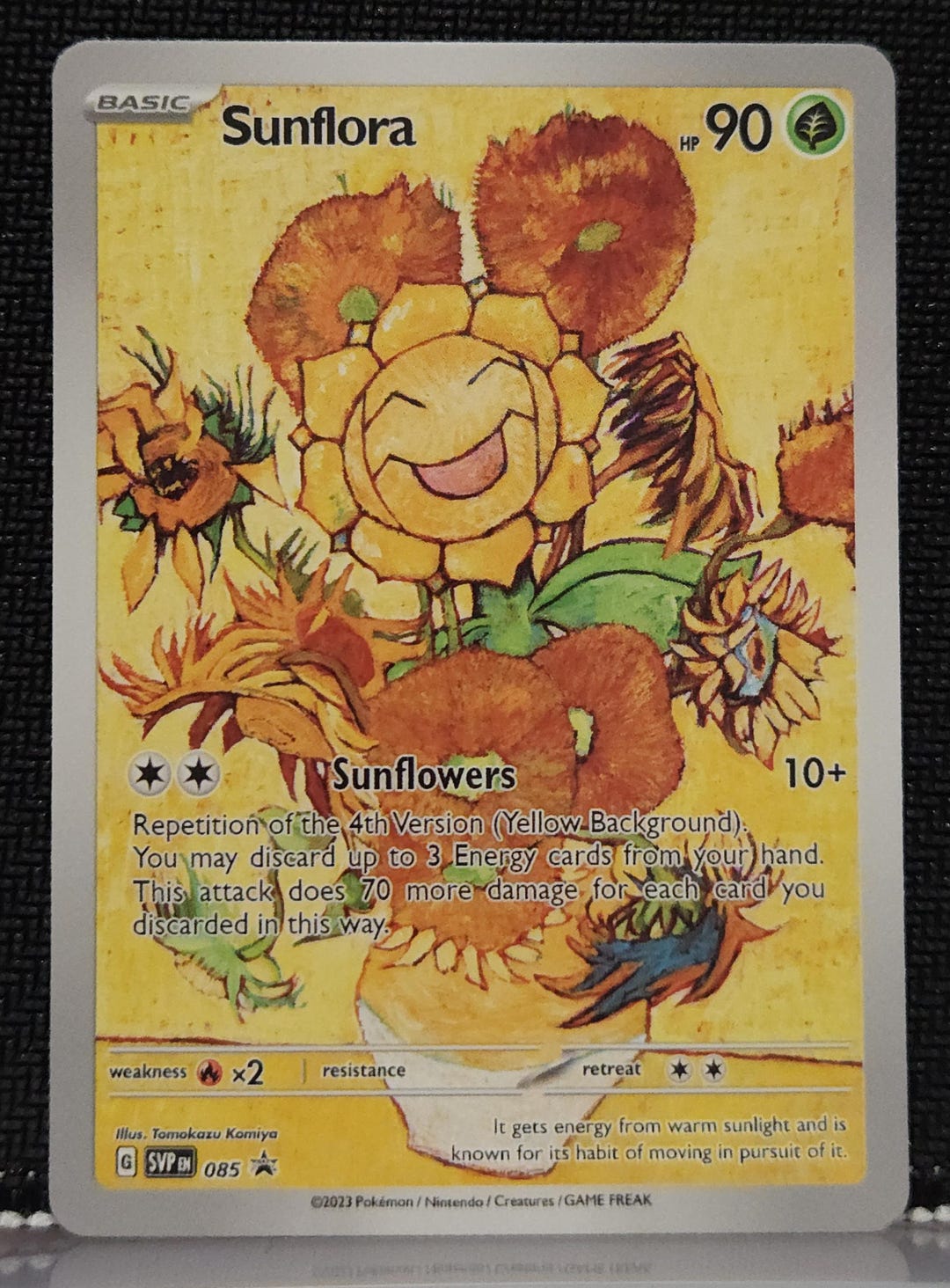 Pokemon Custom DIY Sunflora Card - Etsy
