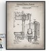 Printable Toilet Patent Download Prints Blueprint Poster - Etsy