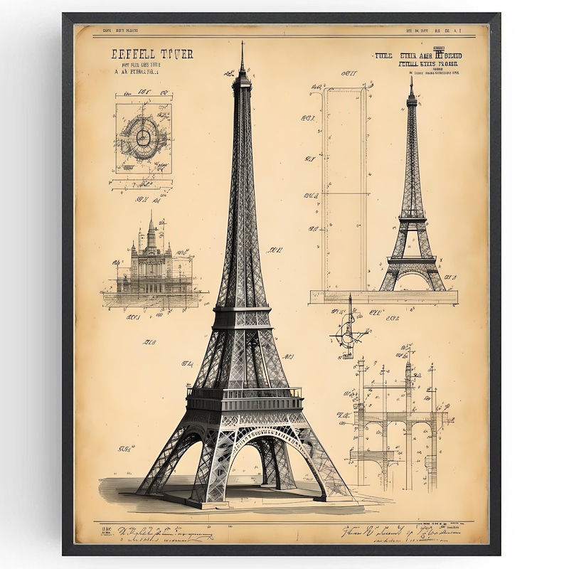 Eiffel Tower - Etsy
