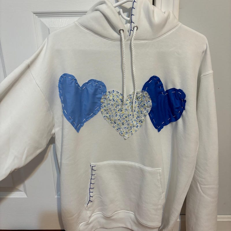 Patchwork Hoodie - Etsy