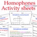 Homophones Worksheets Printable / KS2 English Worksheets / KS2 English ...