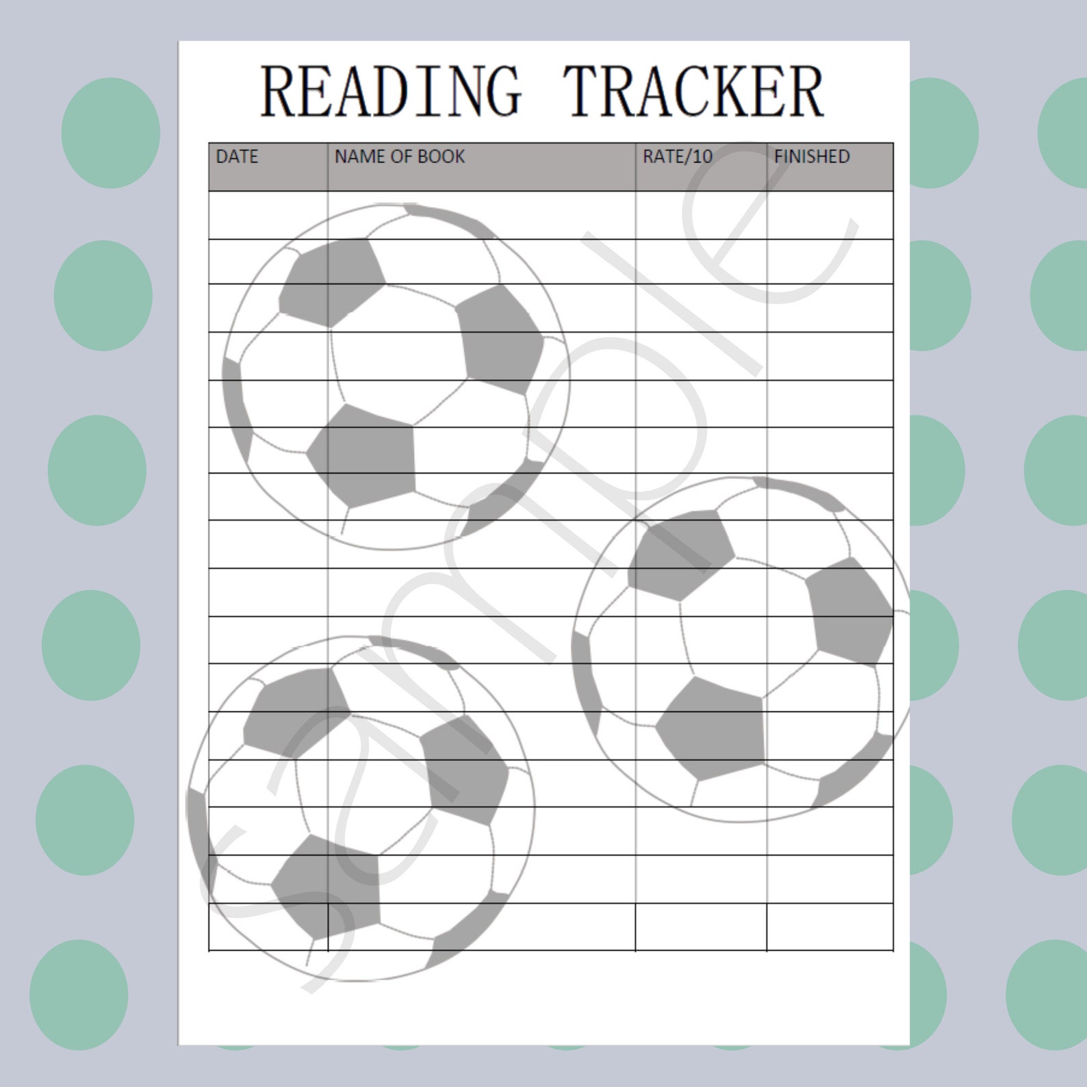 Printable Reading Tracker for Kids / Kids Book Log / Printable Book ...
