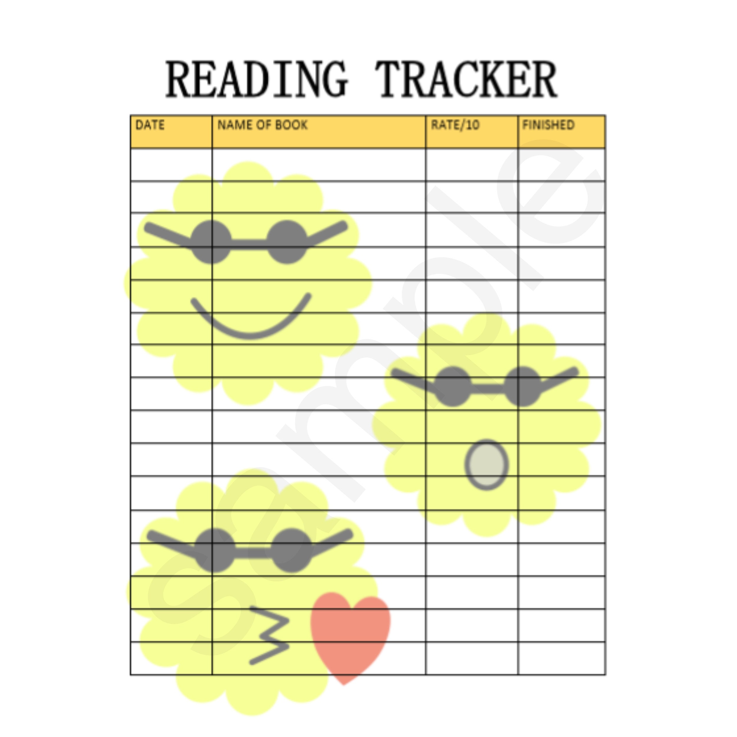 Printable Reading Tracker for Kids / Kids Book Log / Printable Book ...