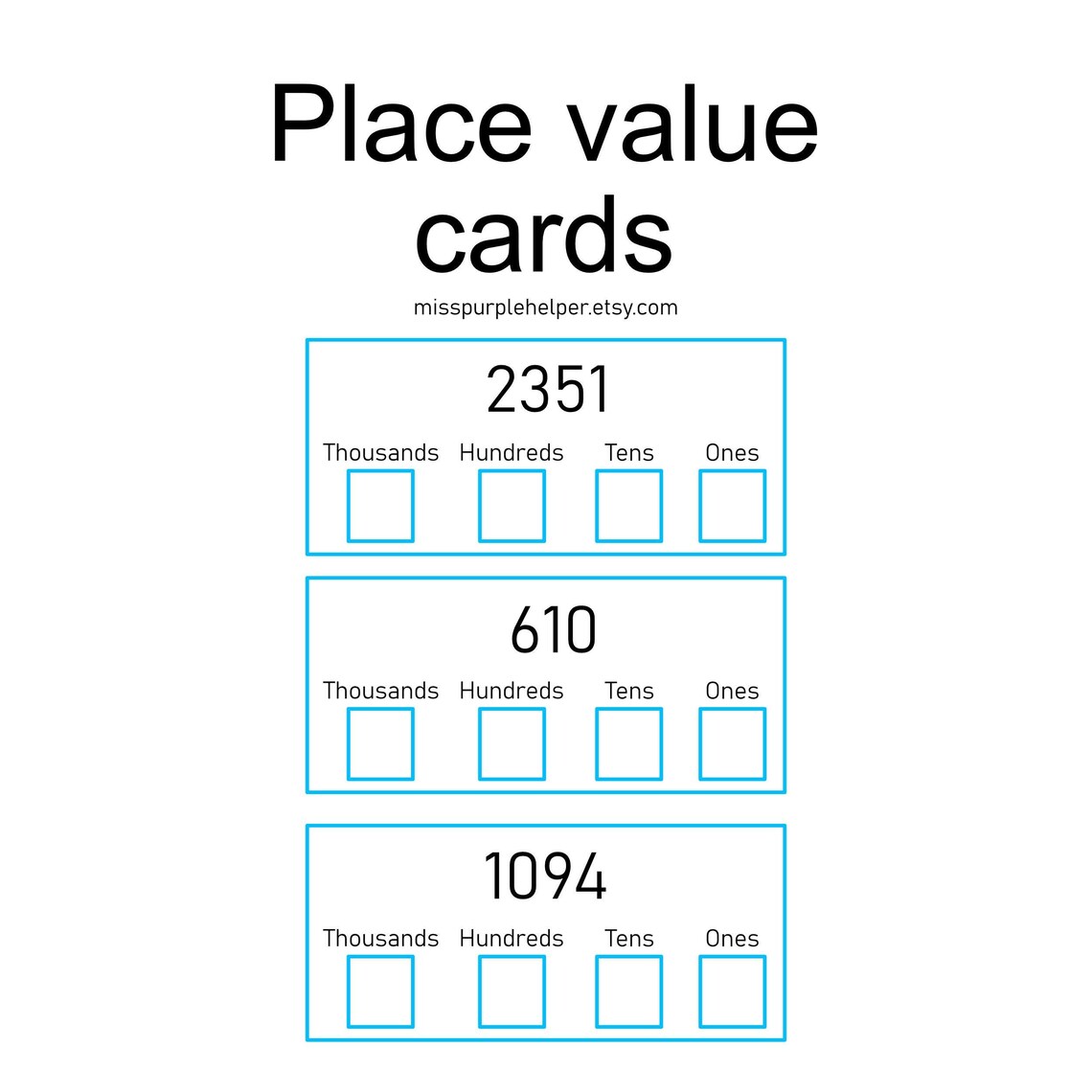 Place Value Cards, Tens, Ones, Hundreds, Ks1 Sheets, Maths Place Value Printable Sheet, Maths ...