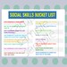 Social Skills Printable Checklist for Kids/ Teaching Resources/ Teach ...