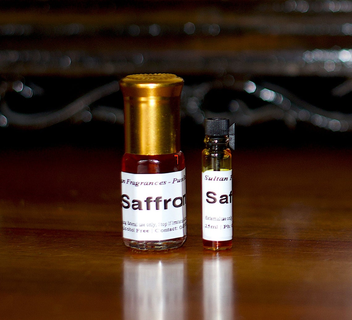 Saffron 100% Pure Premium Perfume Oil | Etsy