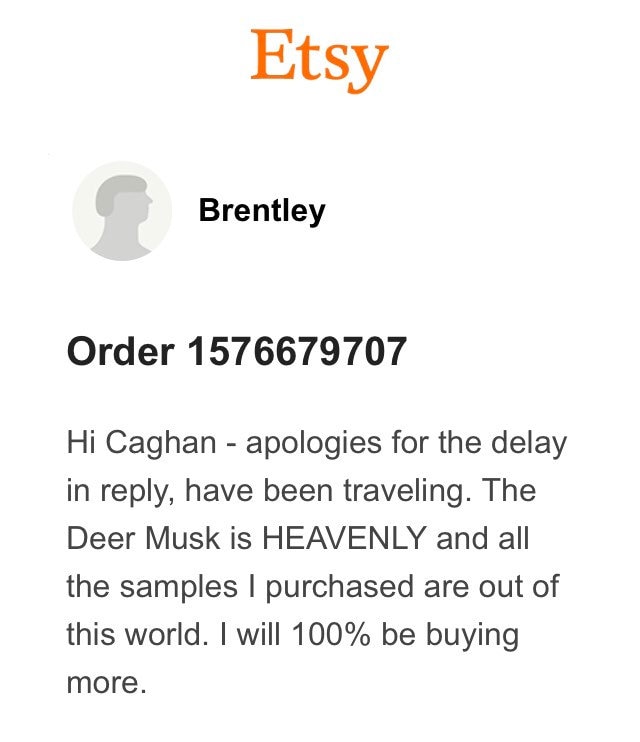 Tonkin Deer Musk Oil Perfume Made From Pure DM Grains. - Etsy