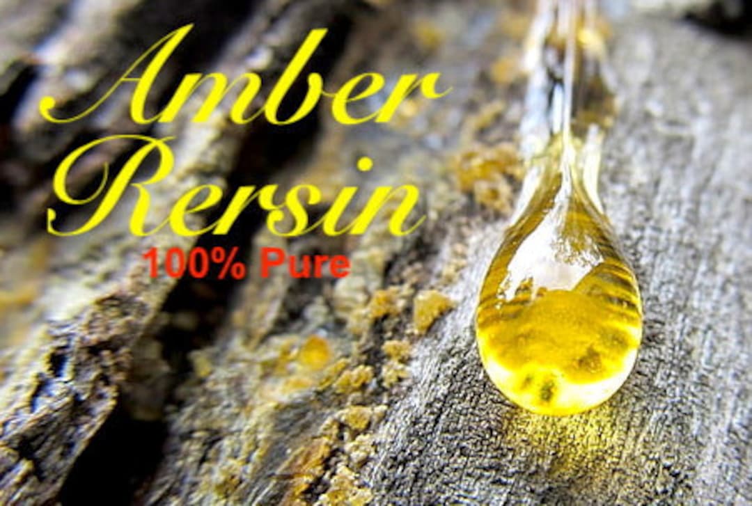 Amber Resin Essential Oil - 100% Steam distilled From Fossilised Resin ...