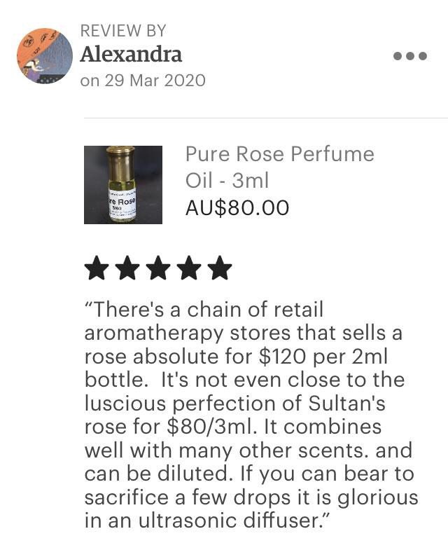 Rose Medina Premium Pure Rose Perfume Oil | Etsy