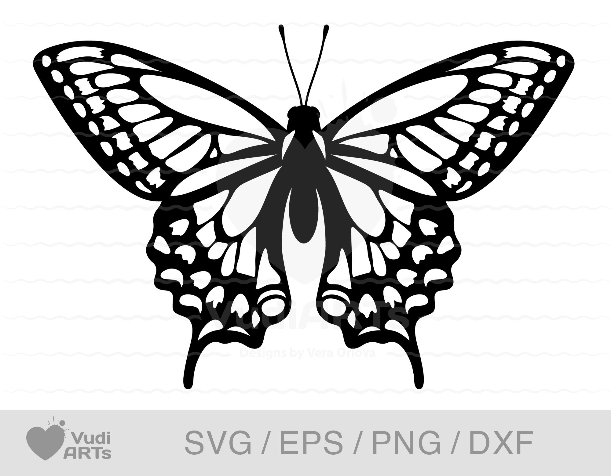 Pochoir Papillon SVG modèle vectoriel. Papillon coupé | Etsy