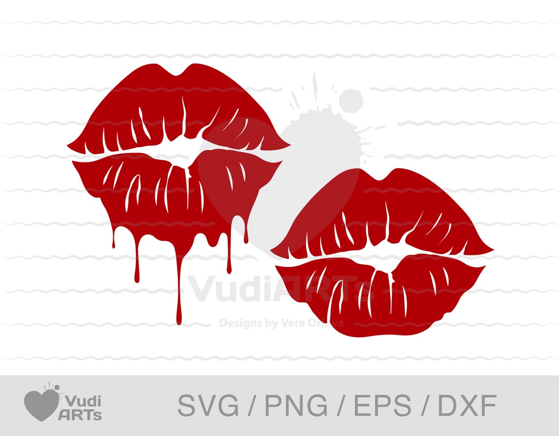 Labios goteando svg / Labios beso svg Kiss svg Lips svg | Etsy