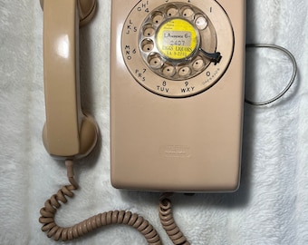 Vintage Candlestick Rotary Dial Phone 1973 / Cottage Chic - Etsy