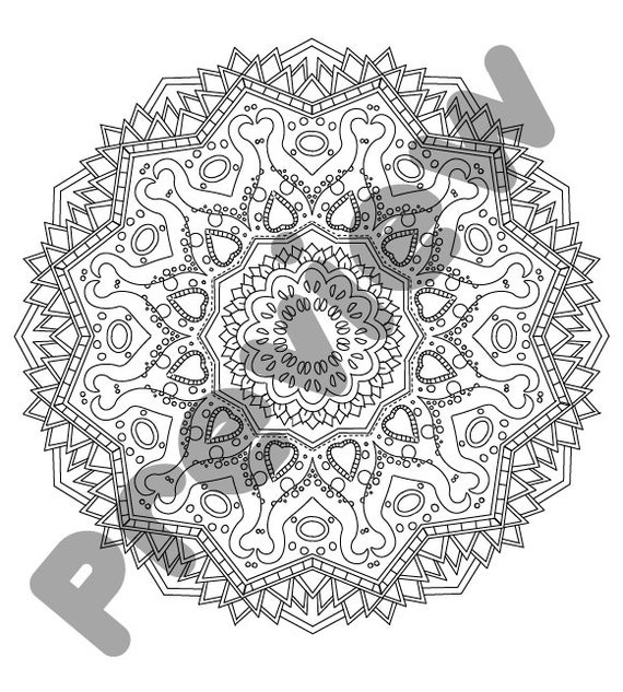 Extreme Mandala Coloring Pages