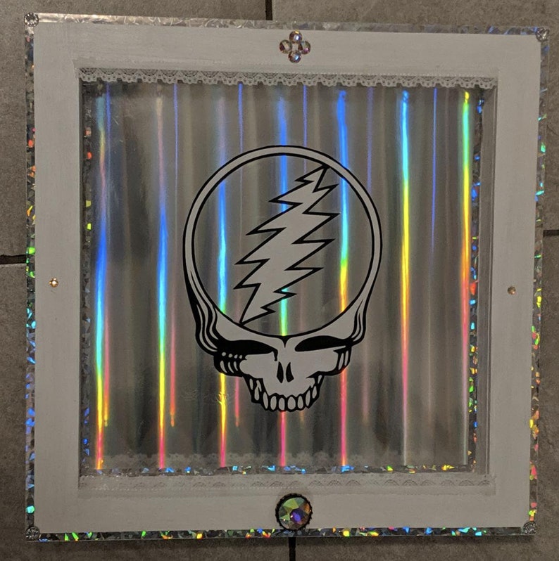 Grateful Dead Rainbow Iridescent Shadowbox - Etsy