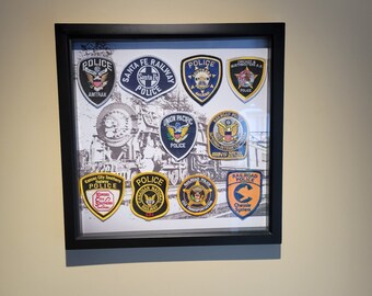 Police Display Shadow Box - Etsy
