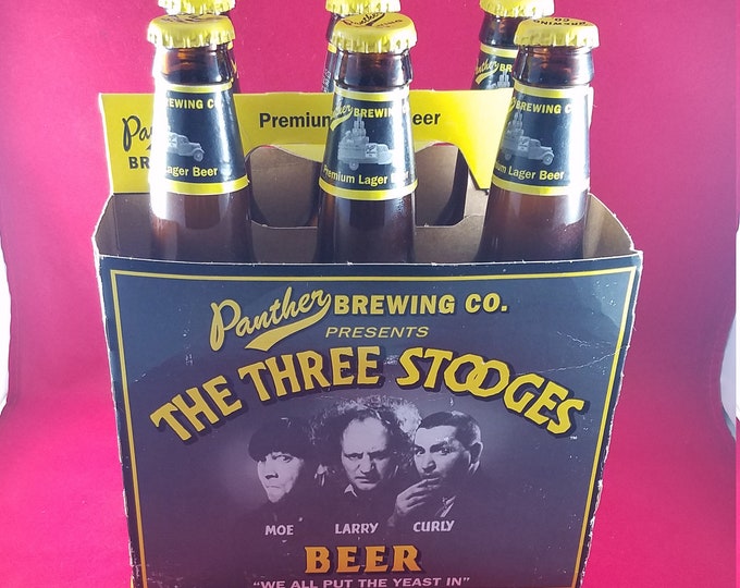 Three Stooges Beer Full Six Pack & Carrier - Etsy