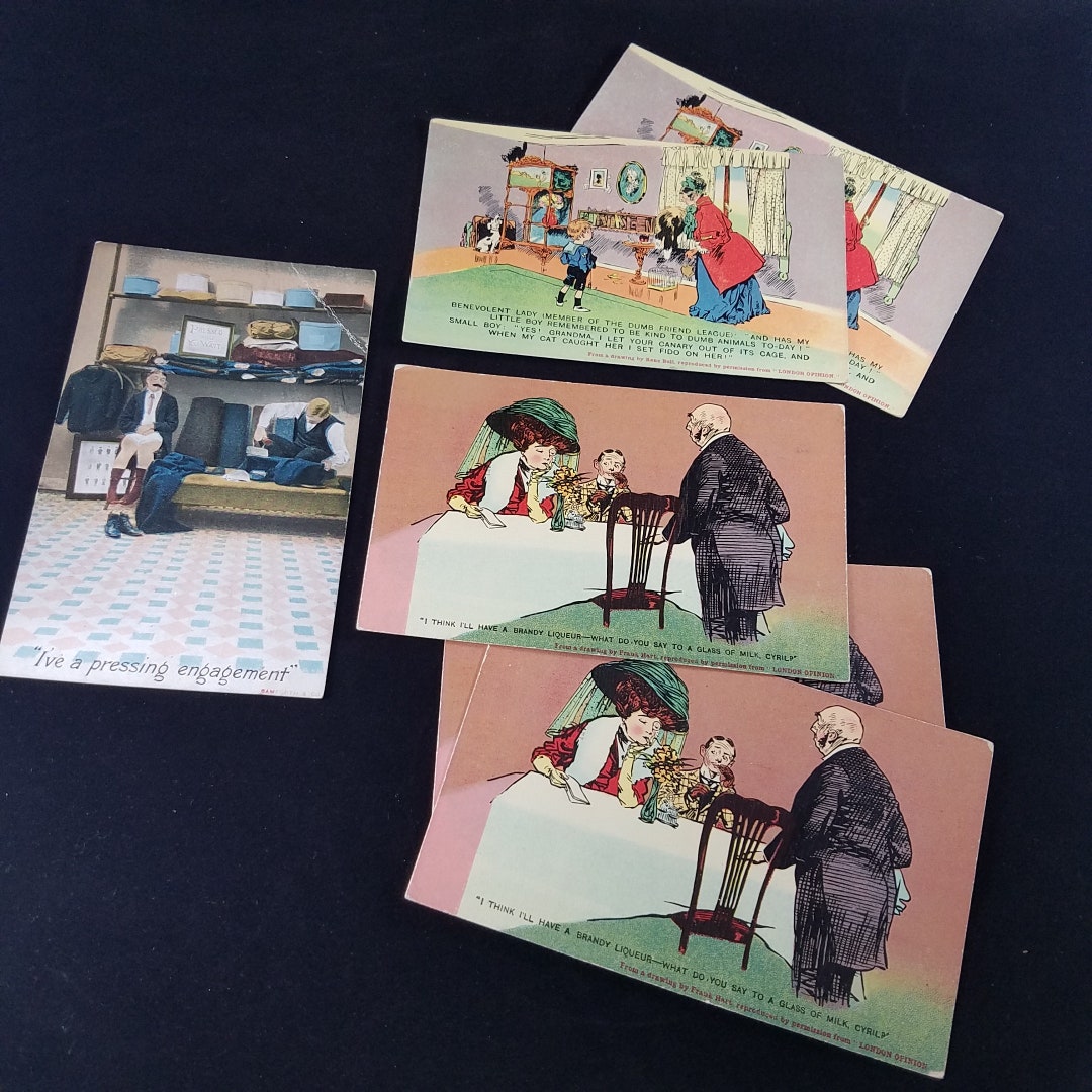 Bamforth Publishing Comic Vintage Postcards - Etsy