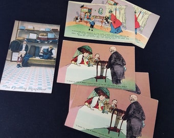 Antique Postcard Humor Bamforth V-19 2nd Card Ships Free - Etsy