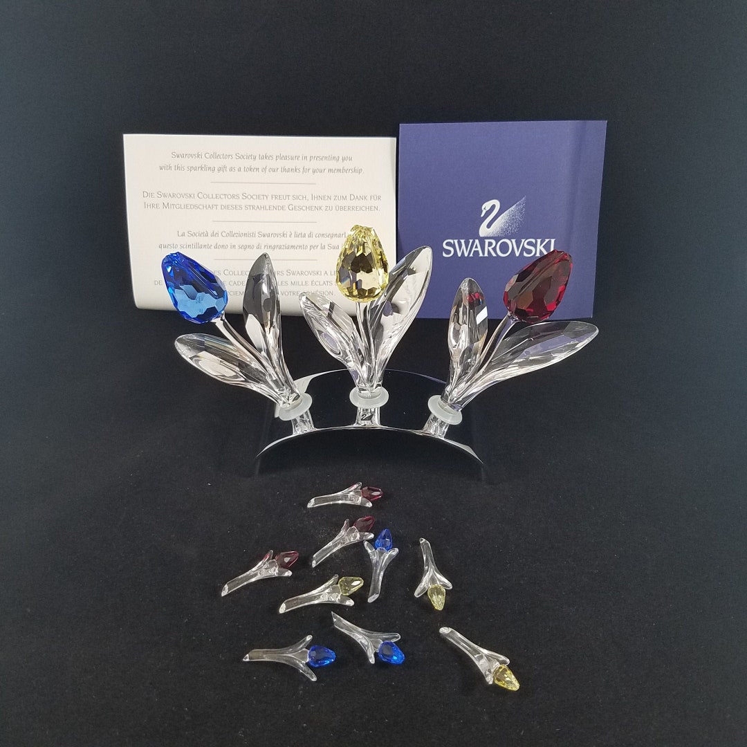 Swarovski SCS 2002-2004 Member Renewal Tulips - Etsy