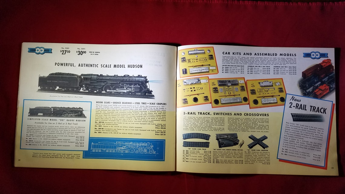 1939 Original Lionel Train Catalog - Etsy