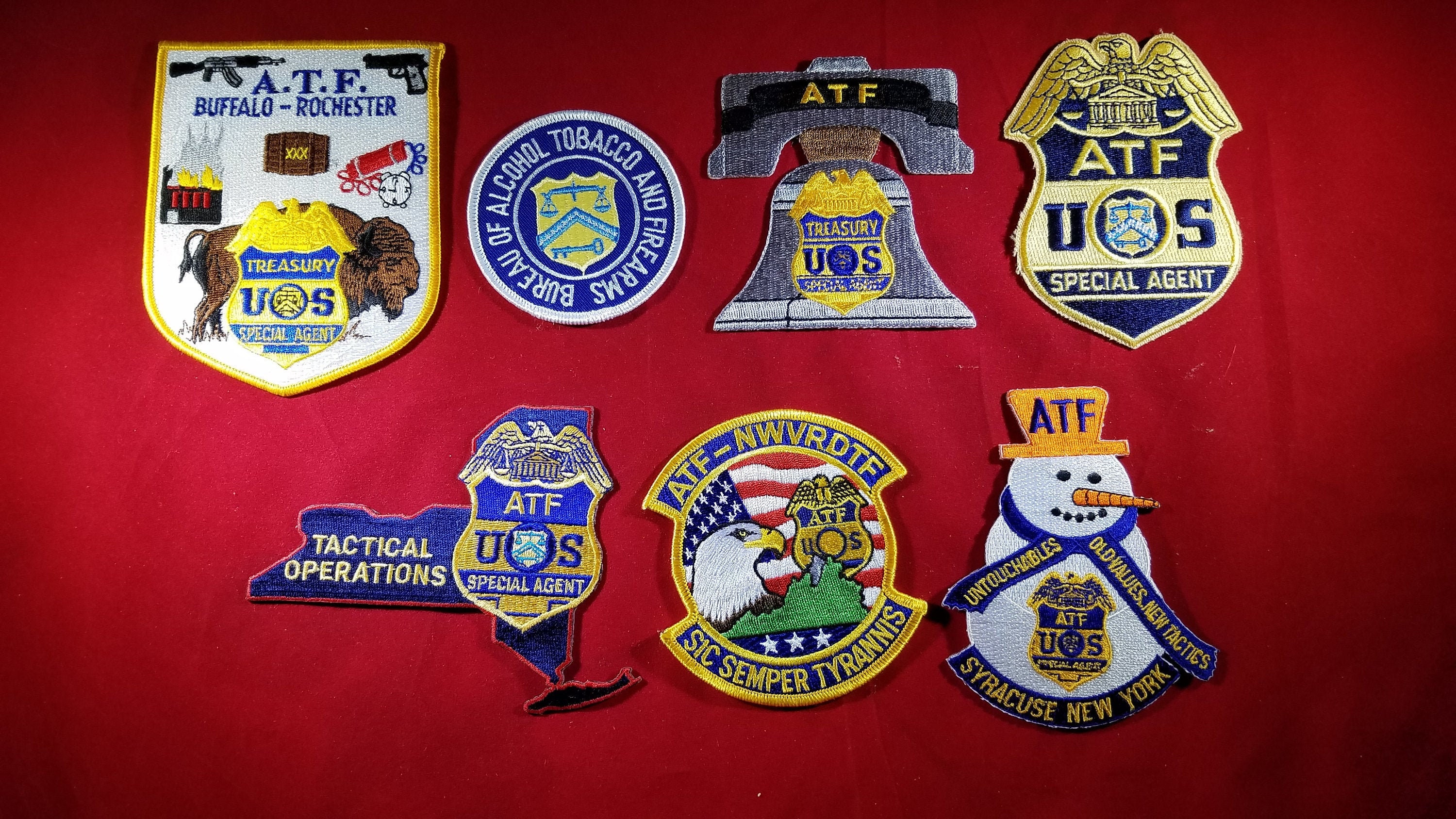 Federal ATF Police Patches | Etsy