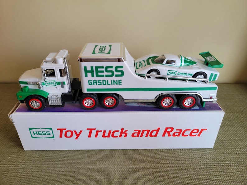 Hess 1988 Toy Truck and Racer - Etsy