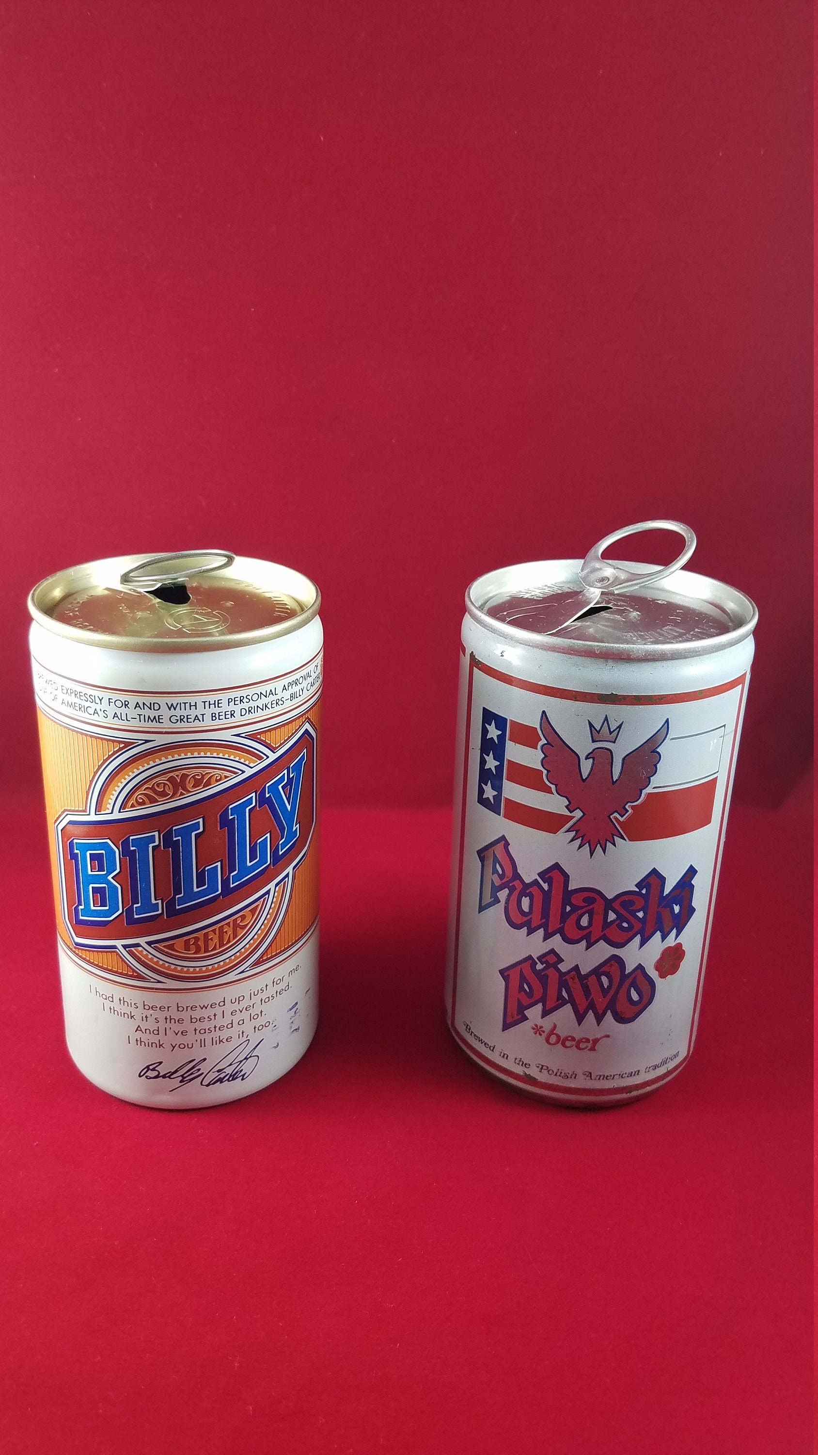 Billy Beer and Pulaski Piwo Beer Cans - Etsy