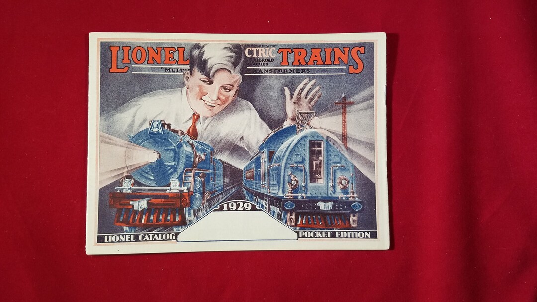 1929 Original Lionel Pocket Size Train Catalog - Etsy