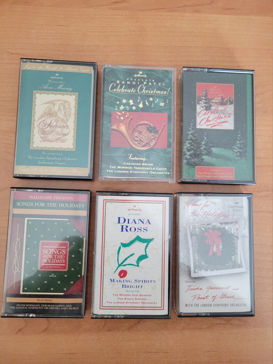 Hallmark Presents Six Holiday Music Collection Cassettes - Etsy
