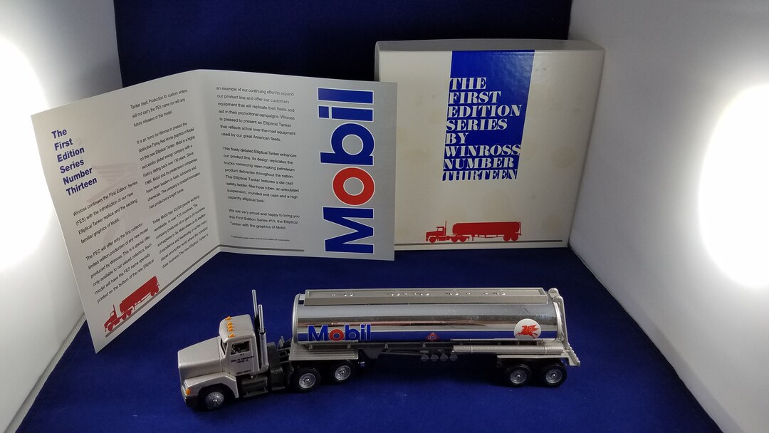 Winross First Edition Mobil Tanker - Etsy