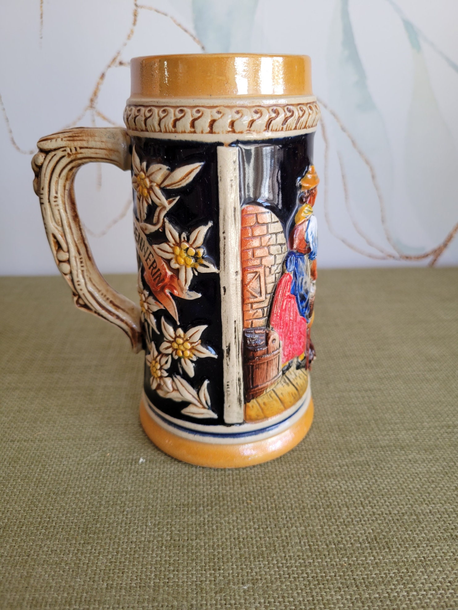 West German Beer Tankard visit the Sennerin - Etsy