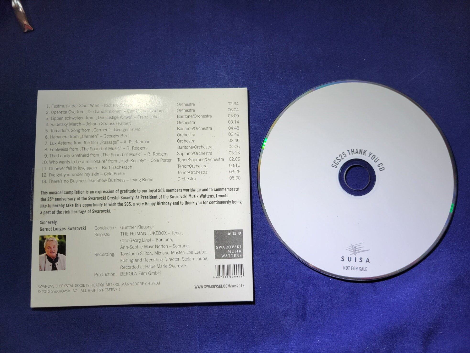 Swarovski SCS25 Member Thank You Musical CD - Etsy
