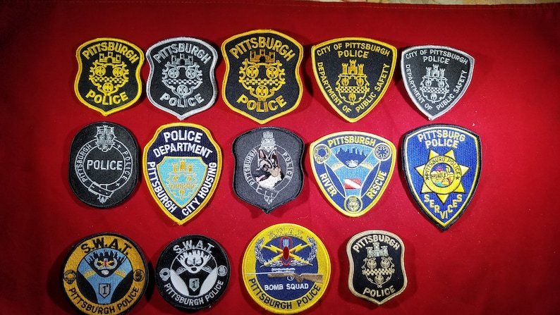 Pittsburgh PA Police Dept. Patches - Etsy