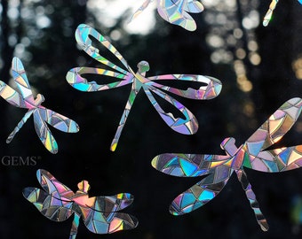 Lotus Flower Window Gems - Static Window Clings - Alert Birds to ...