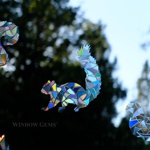 Squirrel Window Gems - Static Window Clings - Alert Birds to Windows ...