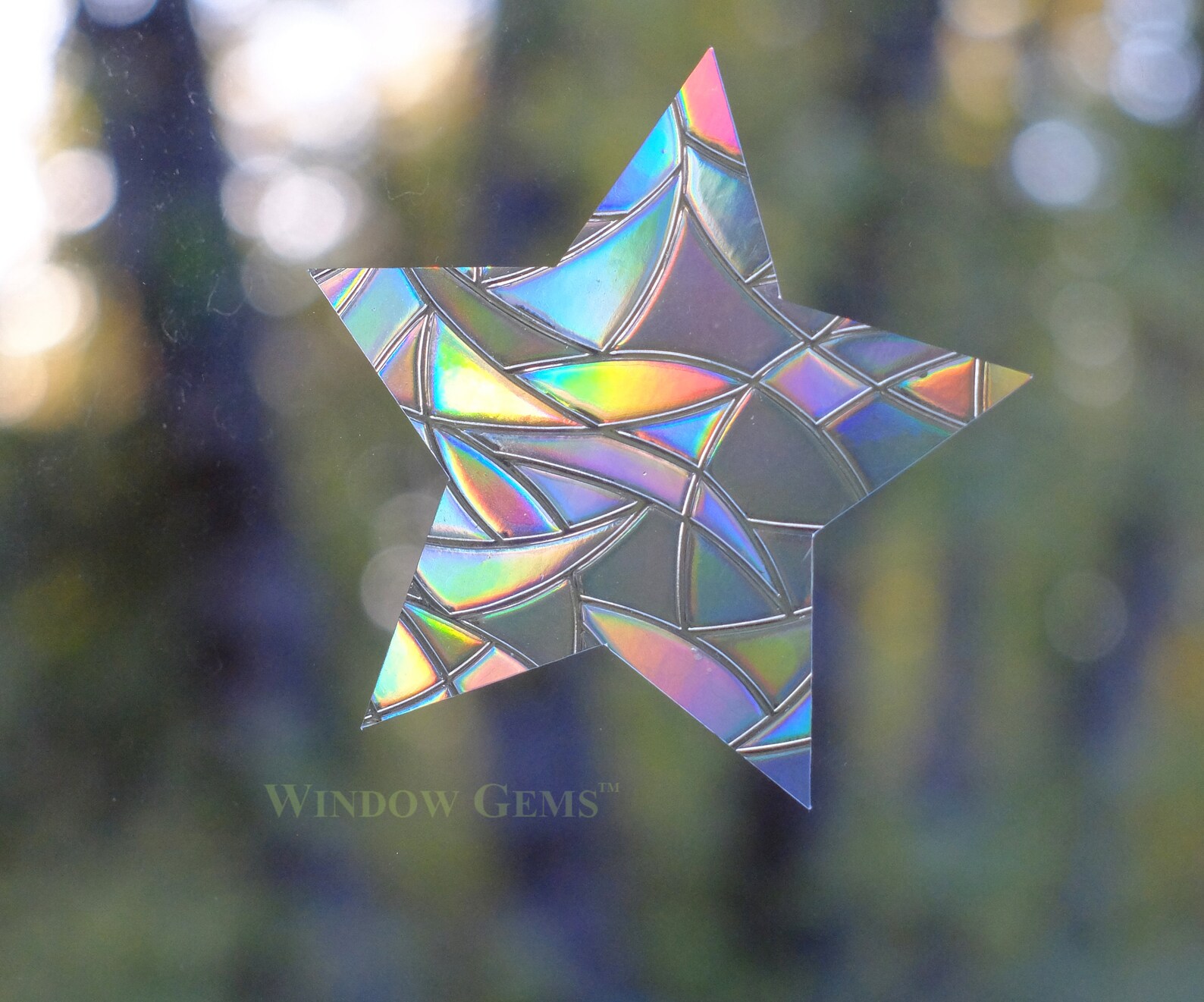 Star Window Gems Static Window Clings Alert Birds to - Etsy