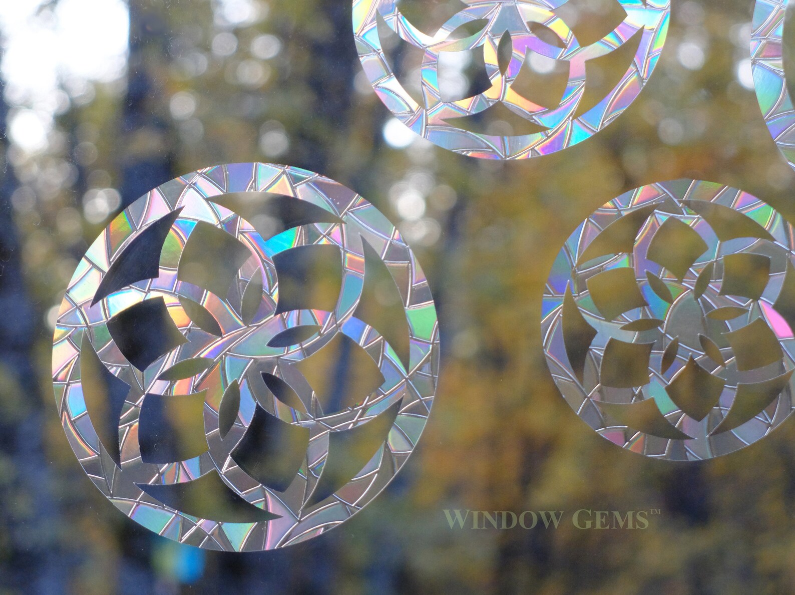 Lotus Mandala Window Cling Bird Strike Prevention Decals - Etsy