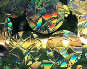 Ocean Waves at Sunrise Stained Glass Window Cling - Etsy