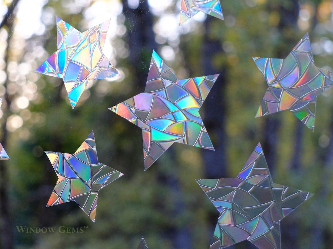 Star Window Gems - Static Window Clings - Alert Birds to Windows ...