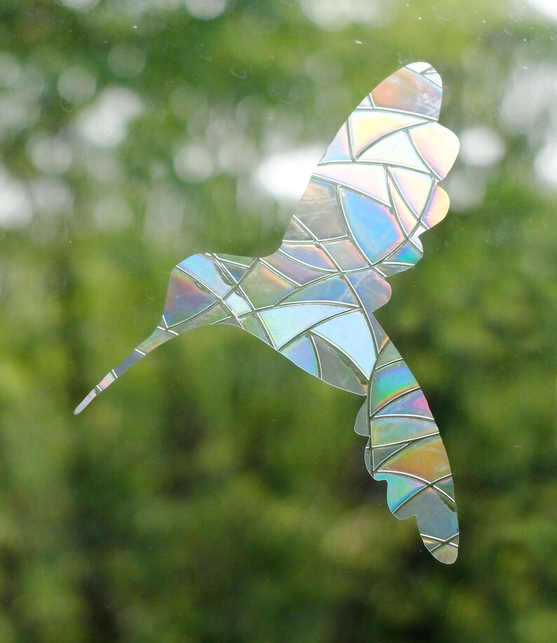 Window Gems Hummingbird Window Clings Prevent Bird/Window | Etsy