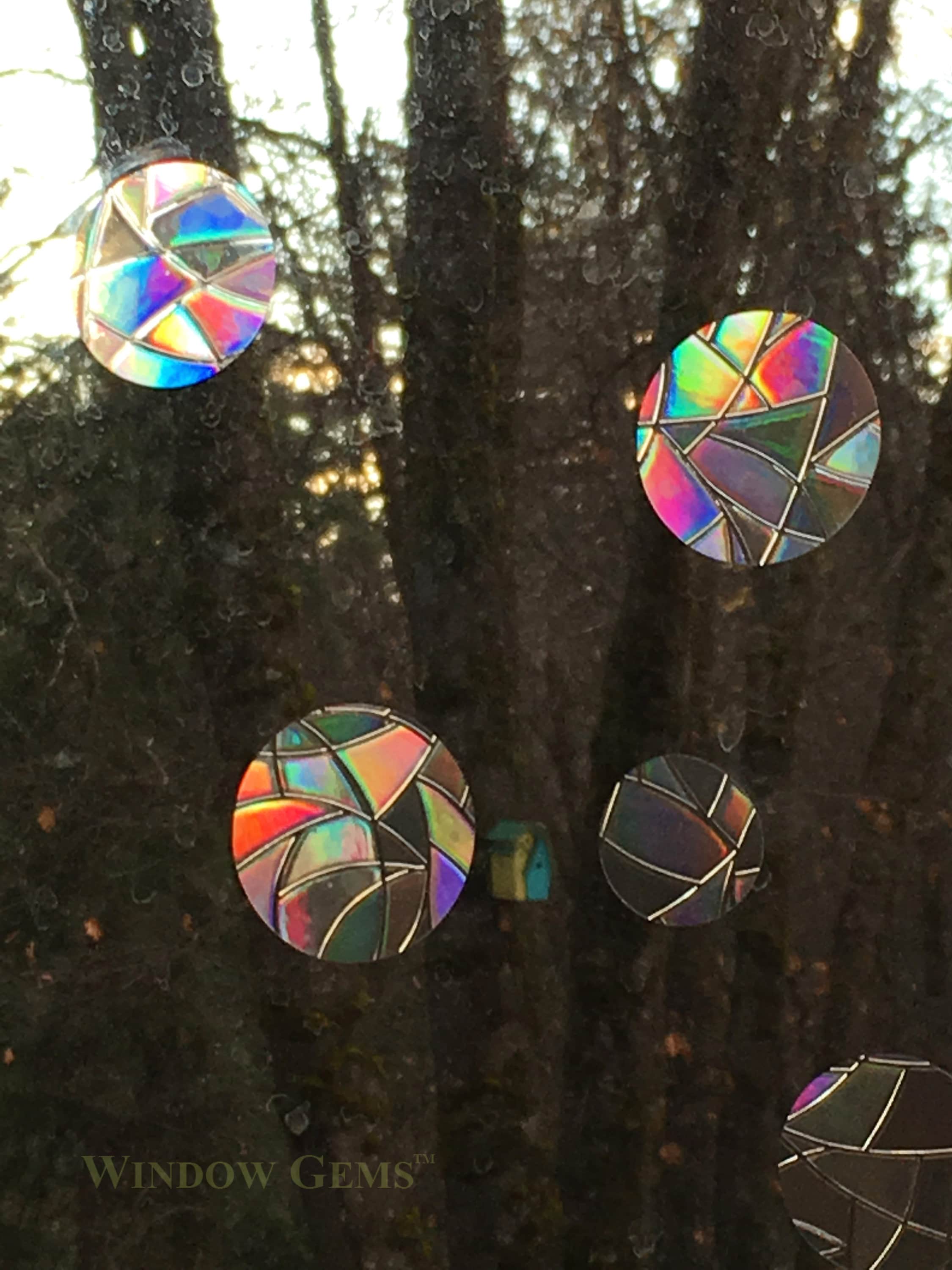 Dots Window Gems Static Window Clings Alert Birds to Windows - Etsy Canada