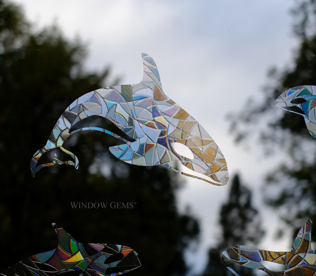 Orcas - Static Window Clings - Help Birds Prevent Window Collisions ...