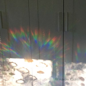 Rainbow Cloud Window Gems - Static Window Clings - Alert Birds to ...