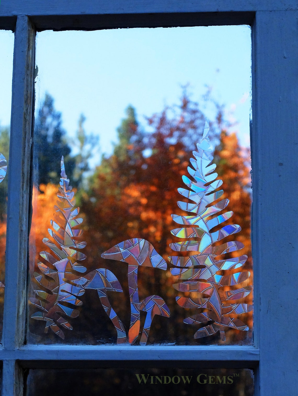 Woodland Window Gems Static Window Clings Save Birds From - Etsy