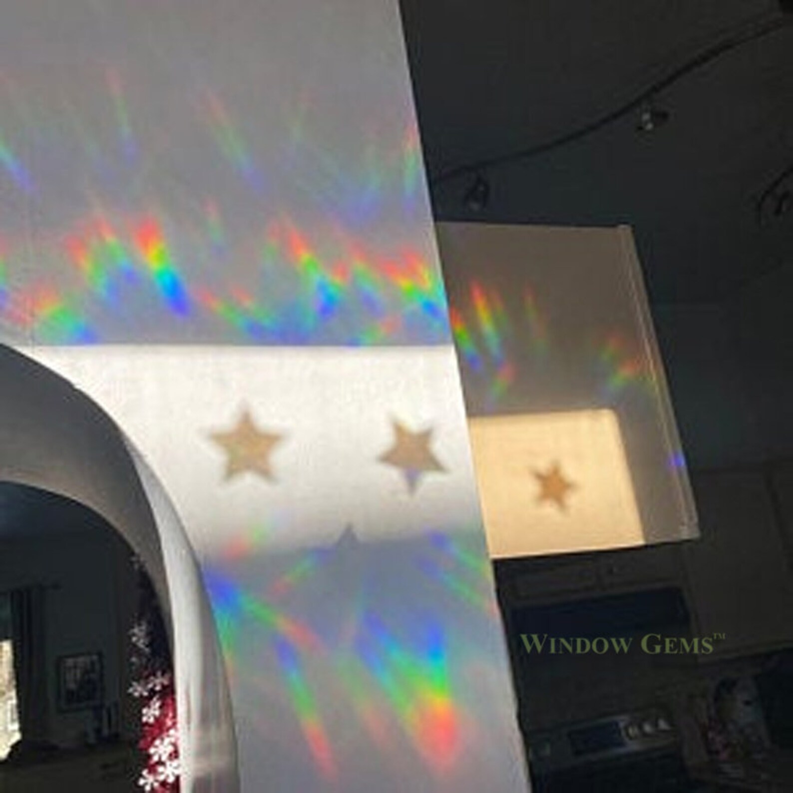 Star Window Gems Static Window Clings Alert Birds to - Etsy