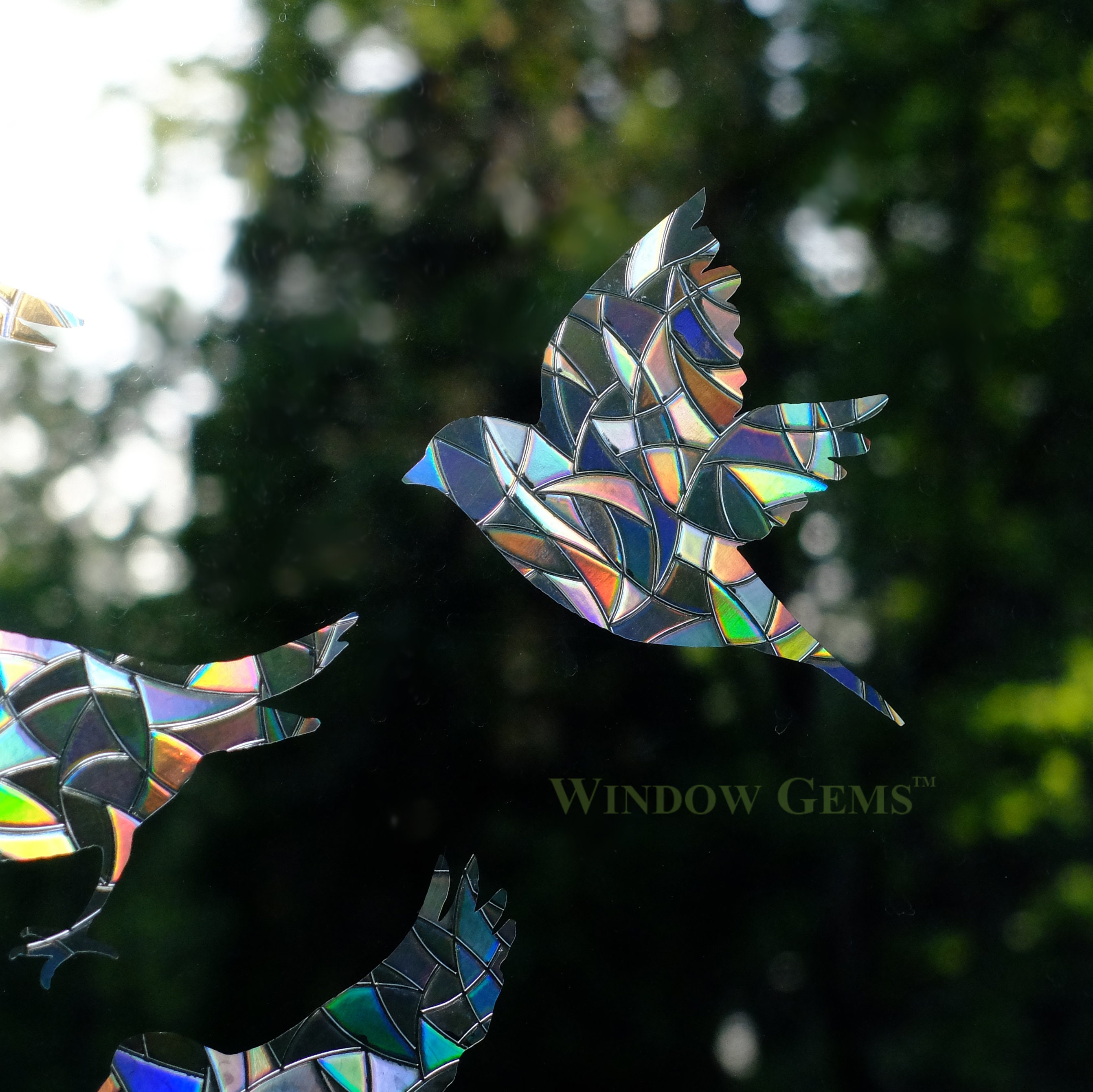 Window Gems Rainbow Prism Birds Static Window Clings - Etsy Canada