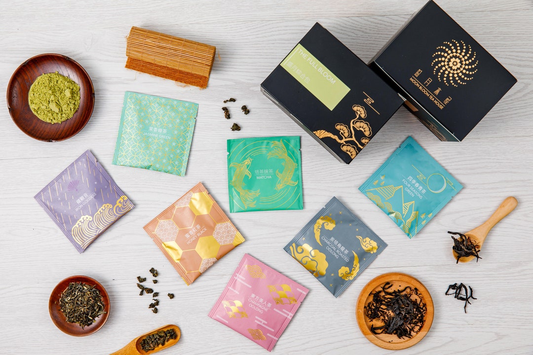 The Full Bloom (14 Sachets of Green, Black, Oolong, Matcha Tea) - Etsy