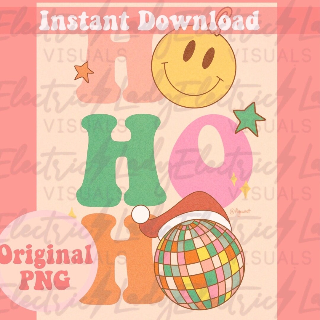 Christmas Digital Download Hohoho Santa Image - Etsy