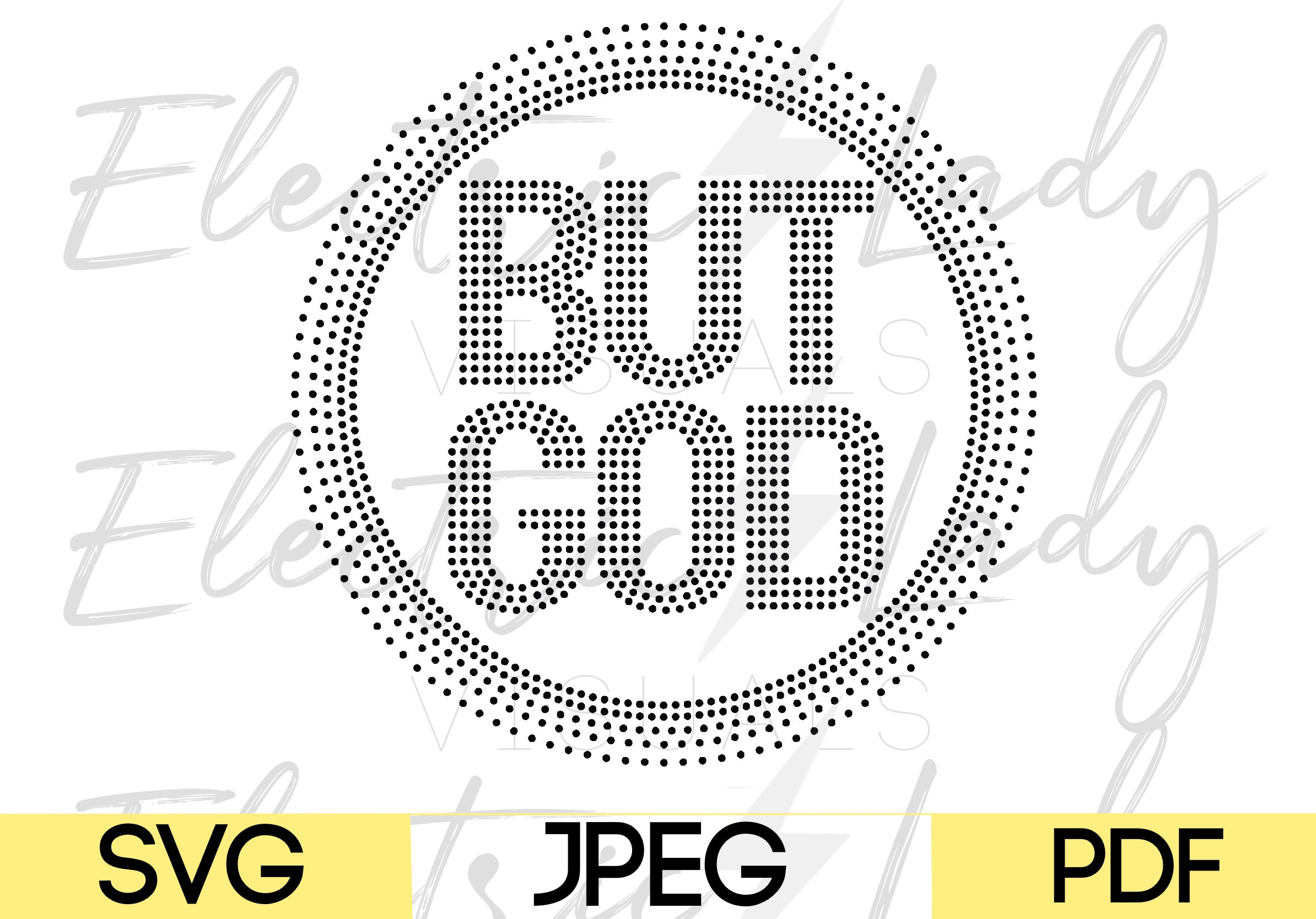 But God SVG, JPEG, PNG - Etsy